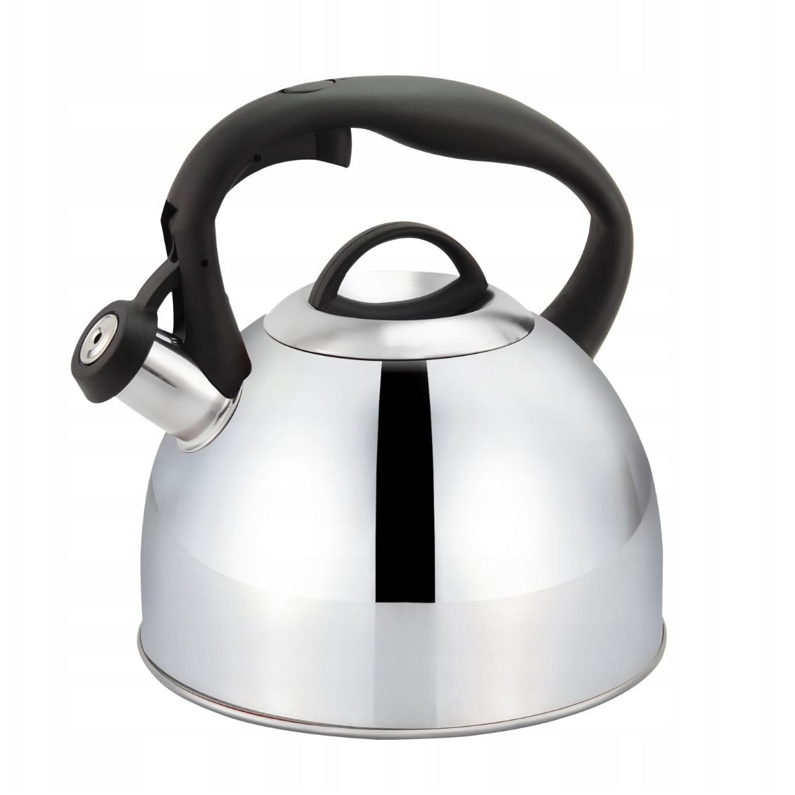 Ceainic traditional din otel argintiu cu maner ergonomic - 3 litri ...