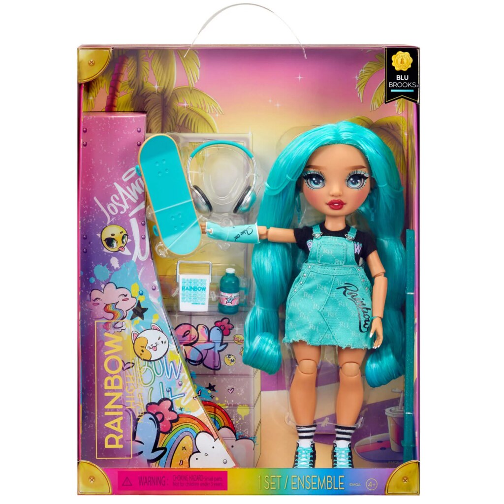 Papusa Rainbow High New Friends - Blu Brooks - eMAG.ro