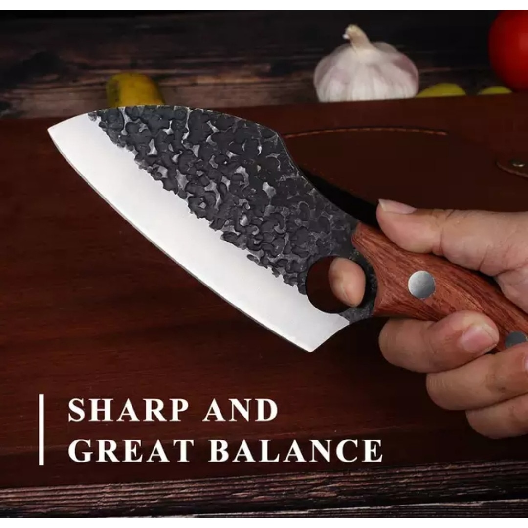 Cutit-Satar Japonez profesional, Aurov®, Forjat Manual, din Otel ...