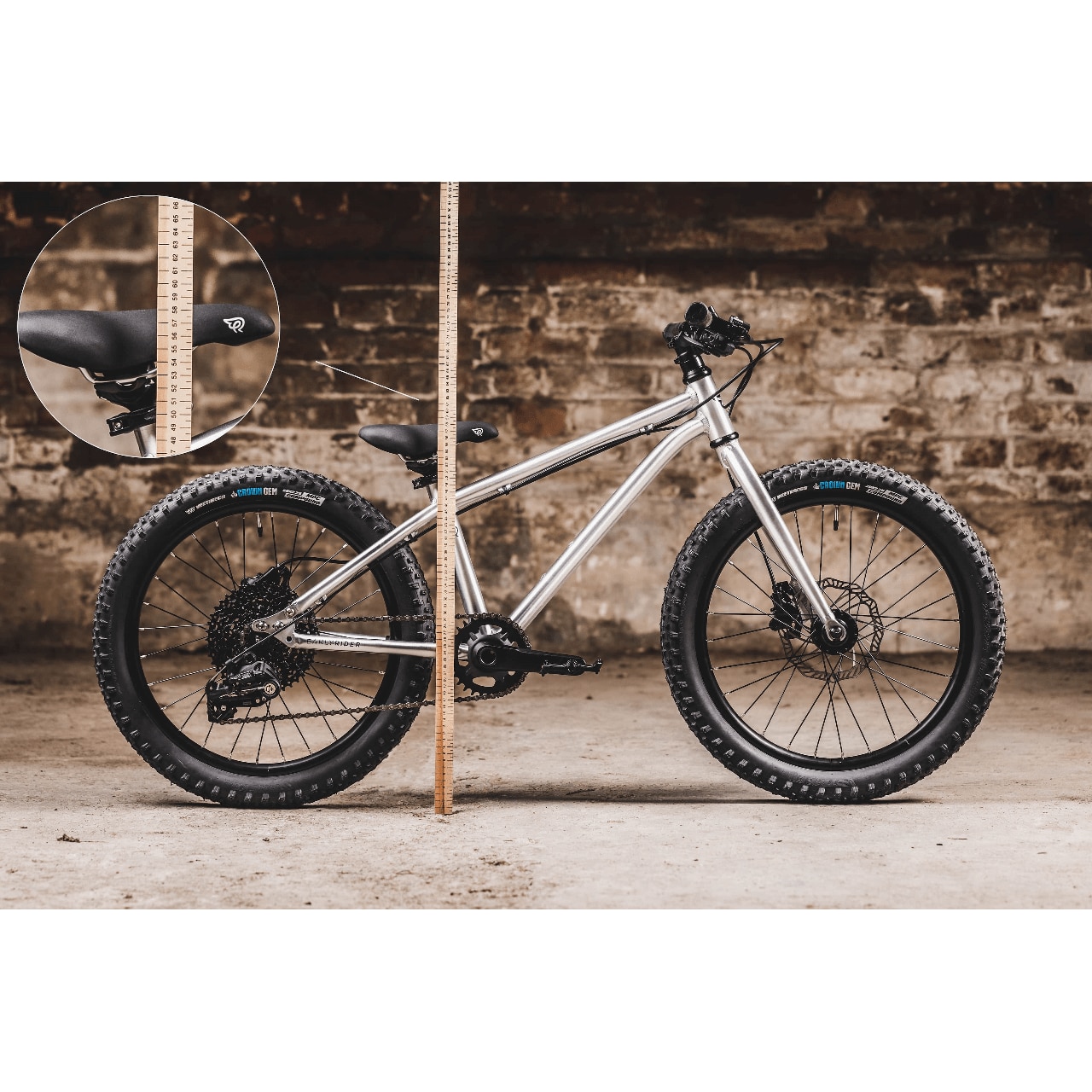 Детско колело Early Rider Seeker, 20 инча, Четкан алуминий, 8 Скорости ...