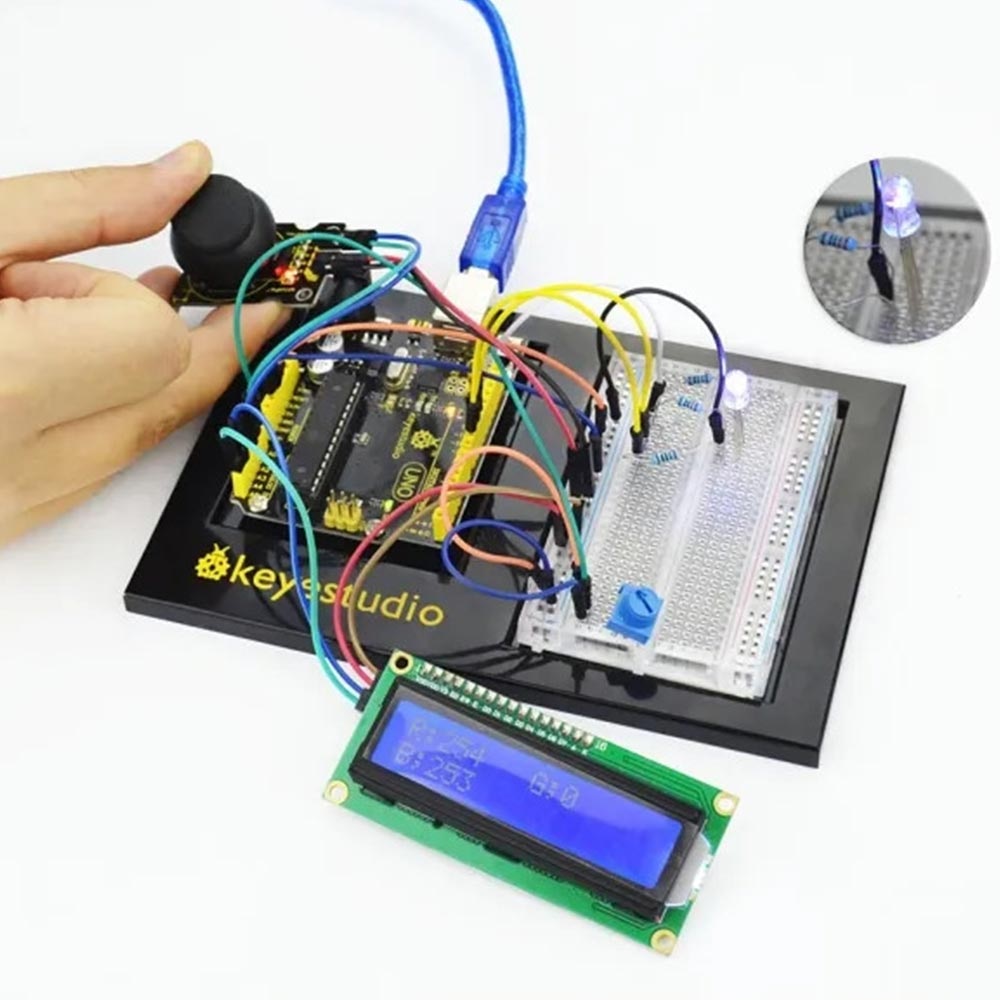 Set Placa Dezvoltare ATmega328P-PU Uno V4.0, Breadboard, Placa Montare Metalica, Fire Jumper ...