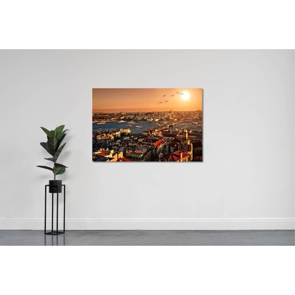 Sticker - Peisaj Cu Podul Galata, 70x120 cm - eMAG.ro