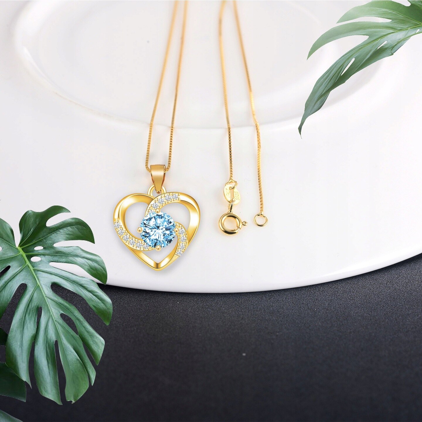 Colier Inima Din Argint 925 Placat Cu Aur, Mennica Bydgoska - eMAG.ro