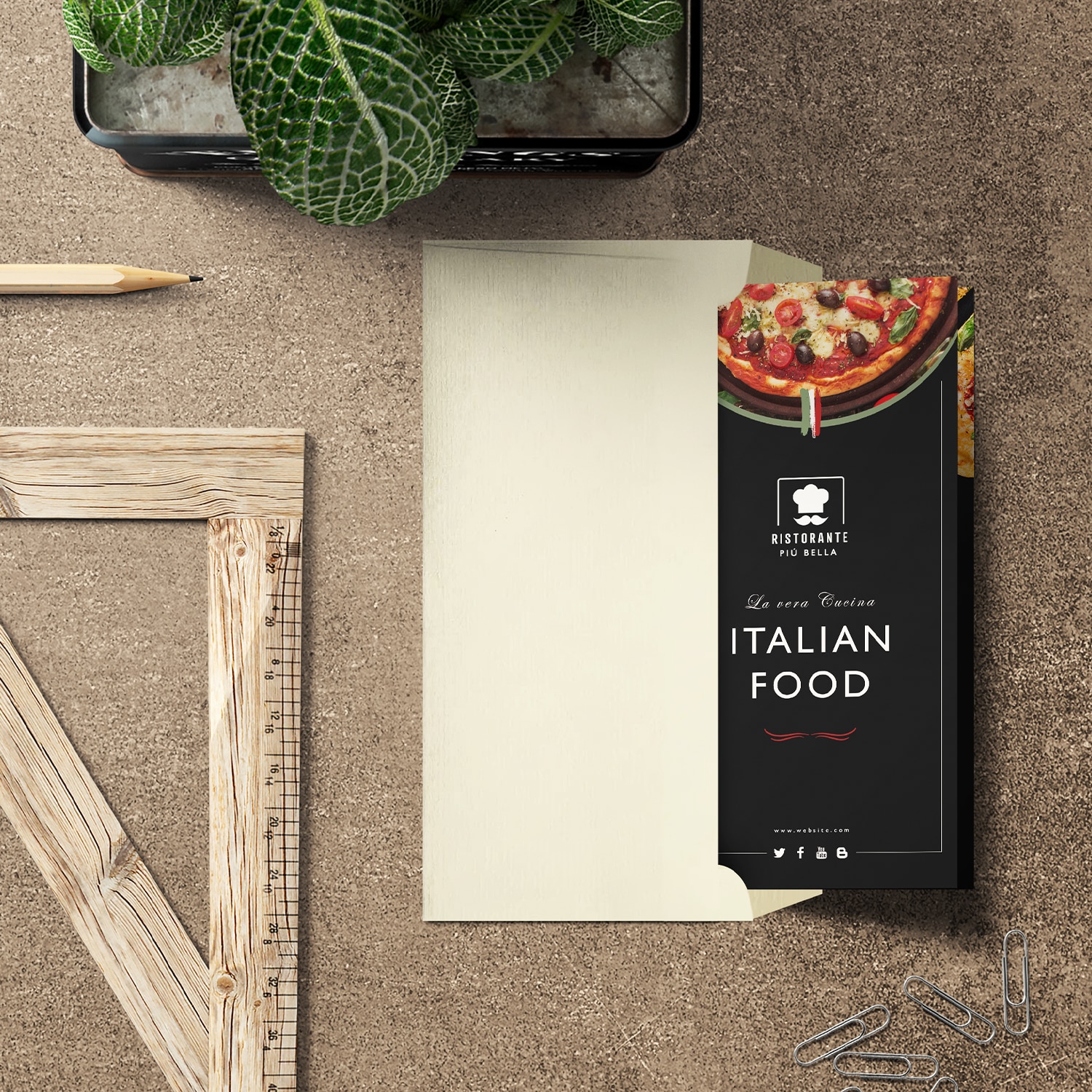 Set plicuri decorative cu nervuri, Netuno, Aster Laid, DL, 110 x 220 mm ...