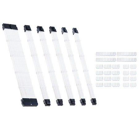 Set Prelungire Cabluri Sursa ATX, JESWO, Modding Sleeve, Kit Extender ...