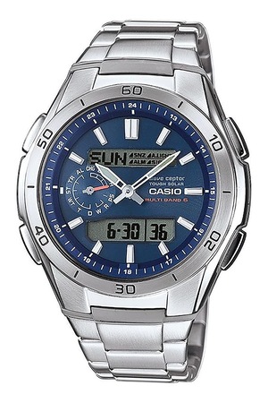 Casio, Ceas quartz cu bratara de otel inoxidabil, Argintiu - eMAG.ro