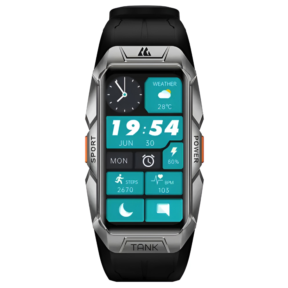 ZennYra Tank X1 Kospet Smartwatch, нов дизайн 1,47-инчов Amoled ...