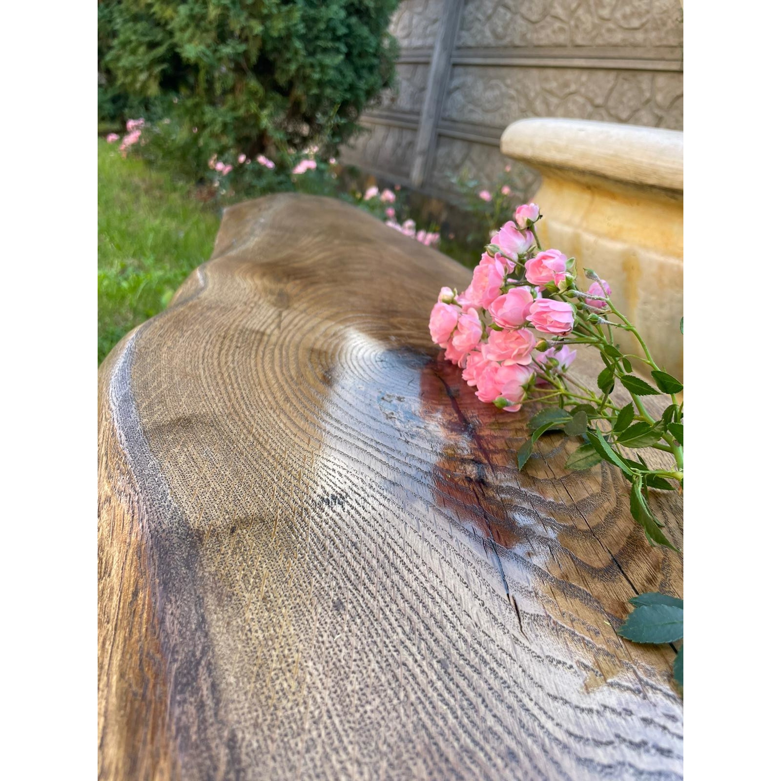 Masuta cafea din lemn masiv, 75 x 35 cm - eMAG.ro