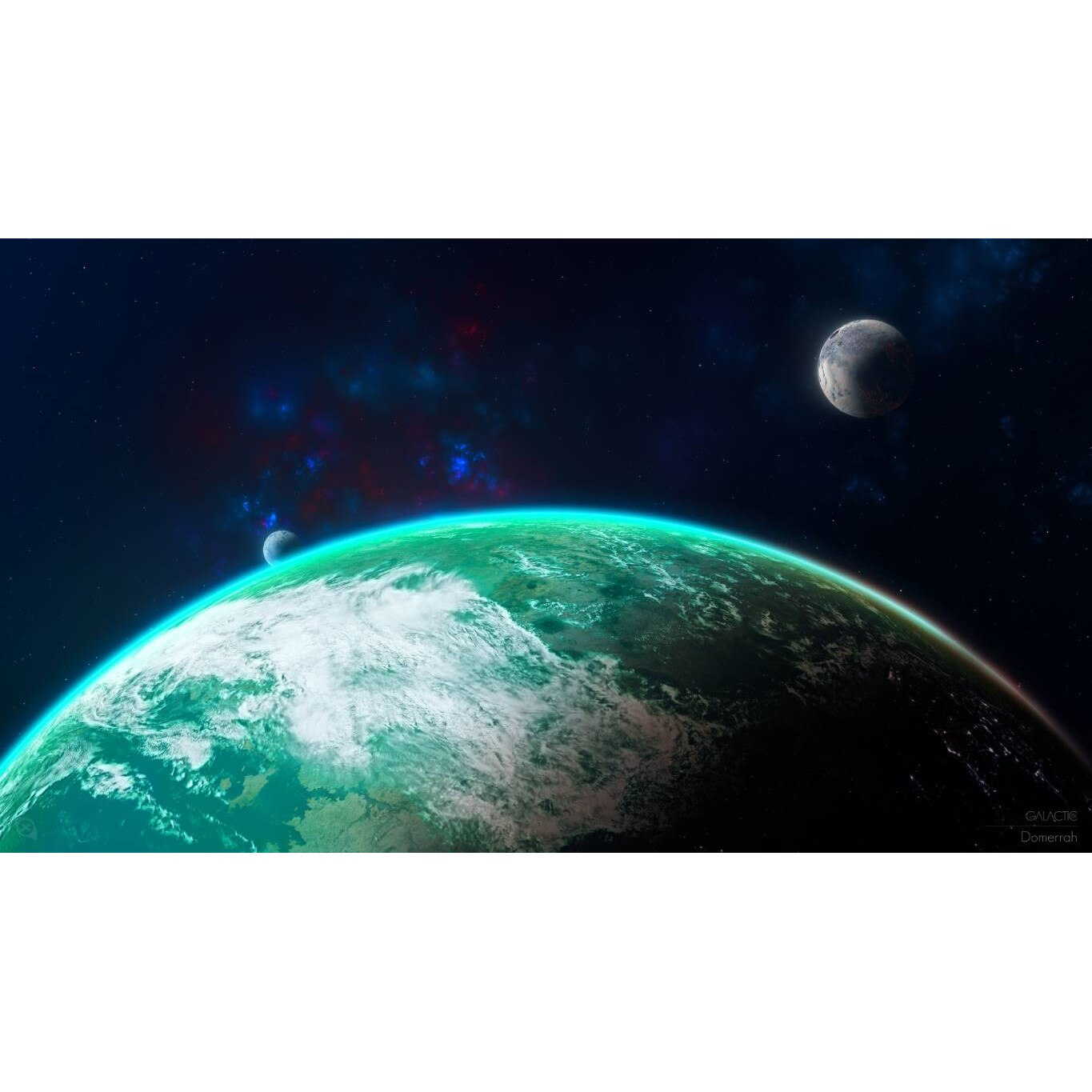 Sticker - Pamantul Din Spatiu 4, 70x120 cm - eMAG.ro