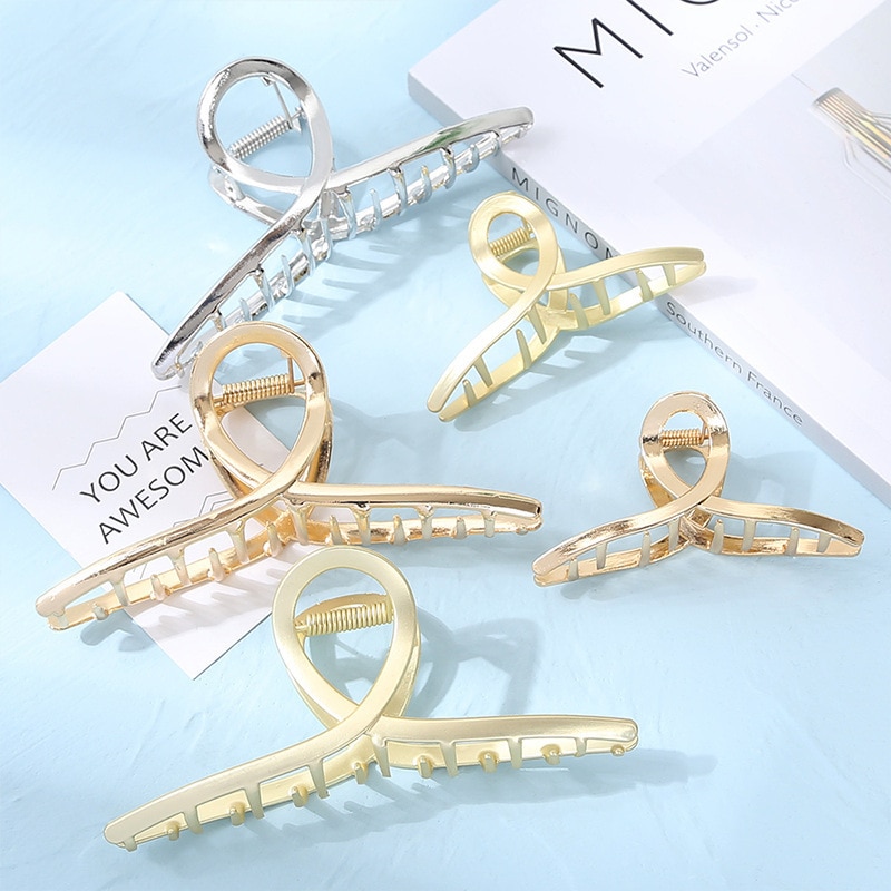 Set 2 clesti par, Sunmostar, Metal, 11 cm, Auriu - eMAG.ro