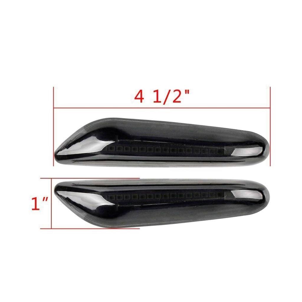 Set 2 x Semnalizare Dinamica Secventiala aripa LED compatibil BMW E46 E36 E90 E91 E60 E61 E87 ...
