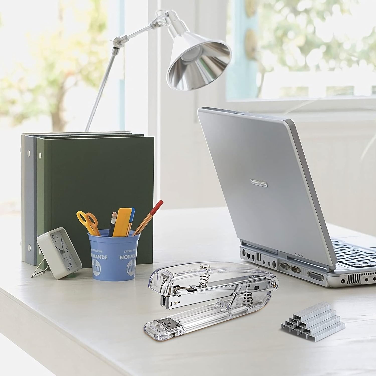 Capsator de birou cu capse, Sunmostar, Argintiu - eMAG.ro