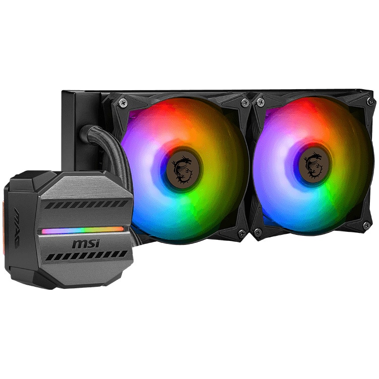 Cooler CPU MSI MAG CORELIQUID M240 Compatibil Intel/AMD, 240mm, full ...