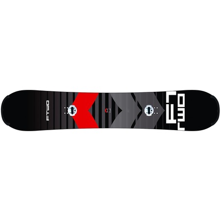 Placa snowboard FTWO ROCKER, marime 140, negru/rosu - eMAG.ro