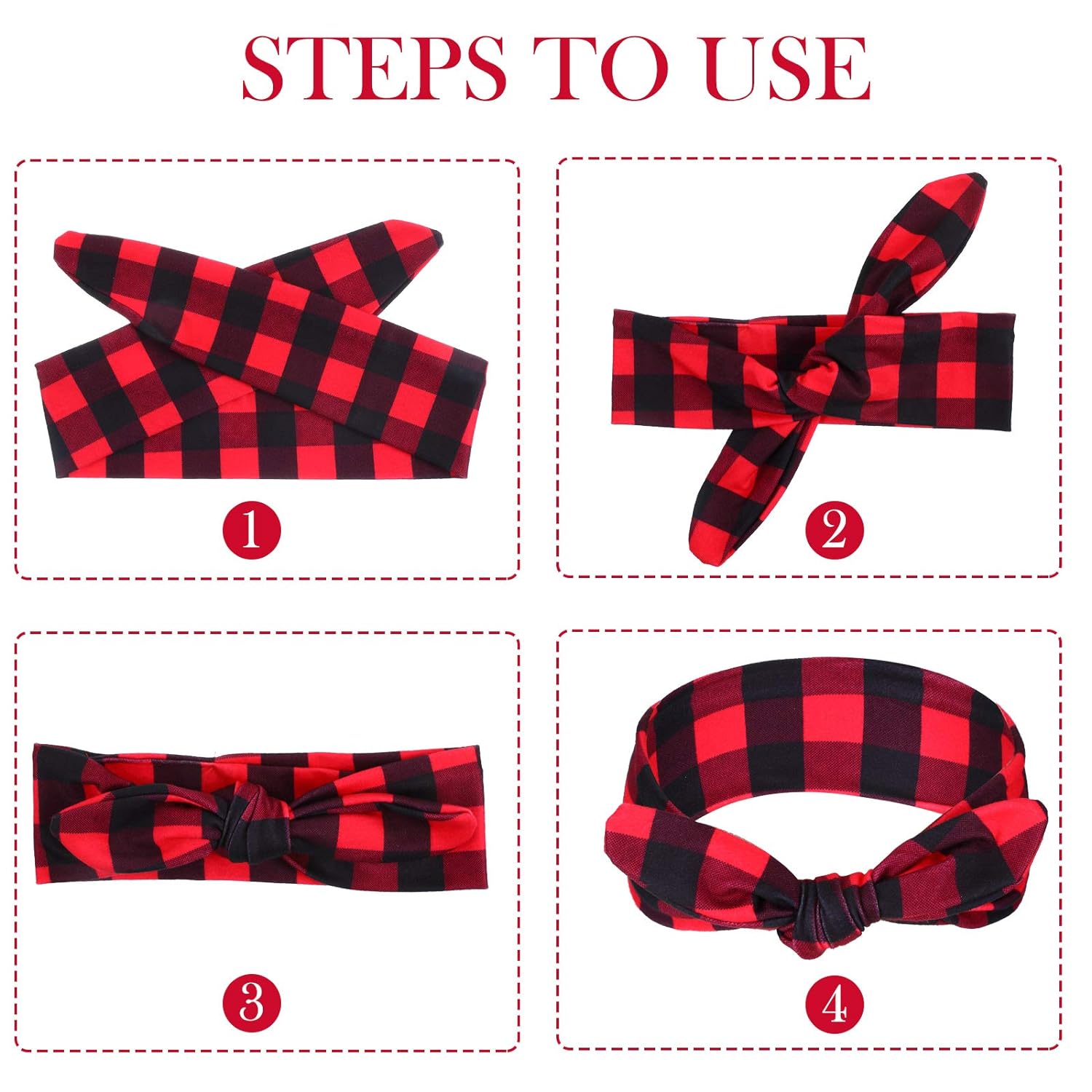 Set 2 bentite par, Sunmostar, Panza, Rosu/Negru - eMAG.ro