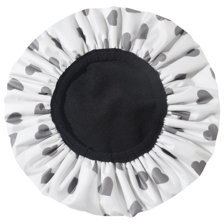 Casca dus, Auban, Nailon, 27 cm, Gri/Alb - eMAG.ro