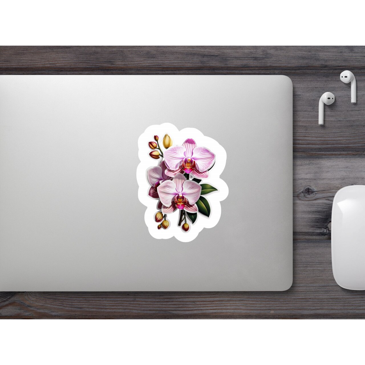 Set 3 bucati, Sticker decorativ, Flori de orhidee, Rezistent la apa ...