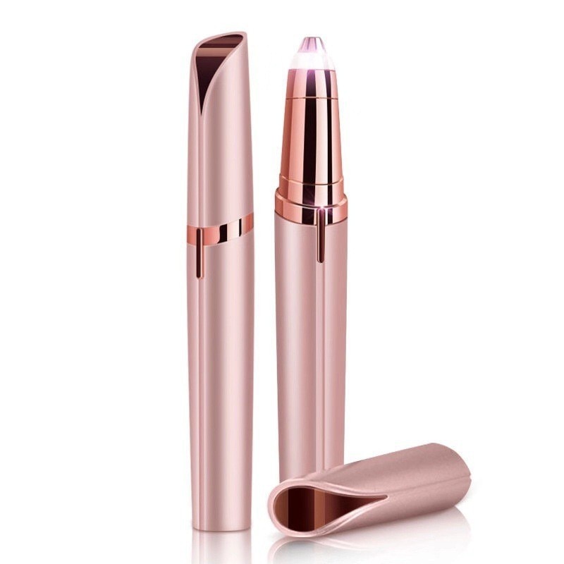 Epilator facial, Sunmostar, Metal, Rose Gold - eMAG.ro