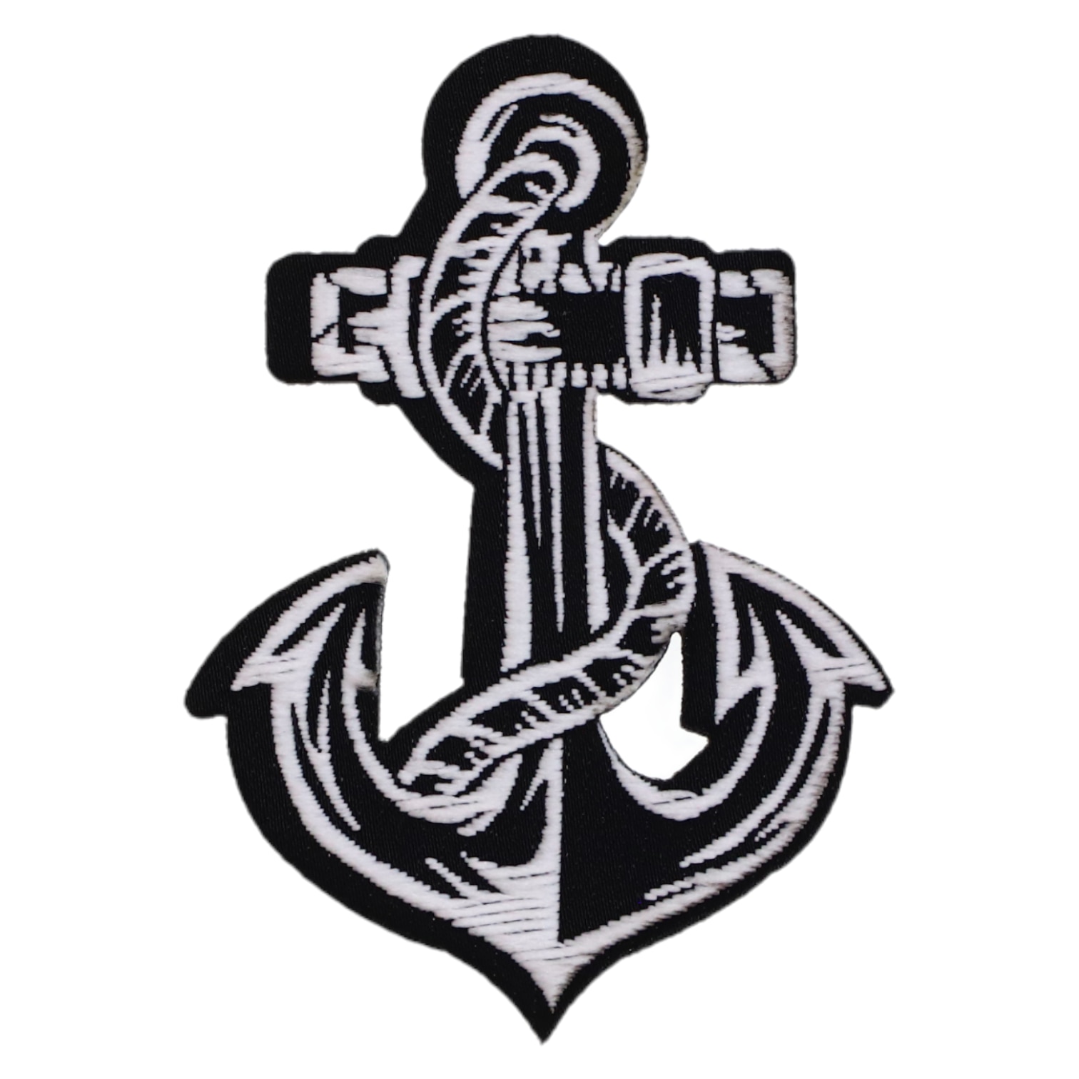 Patch brodat, Ancora, Fortele Navale, NO739, 4.5 x 6.5 cm, Multicolor ...