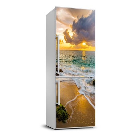 Stickere decorative, Tulup, autocolant pentru frigider, mare apus de ...