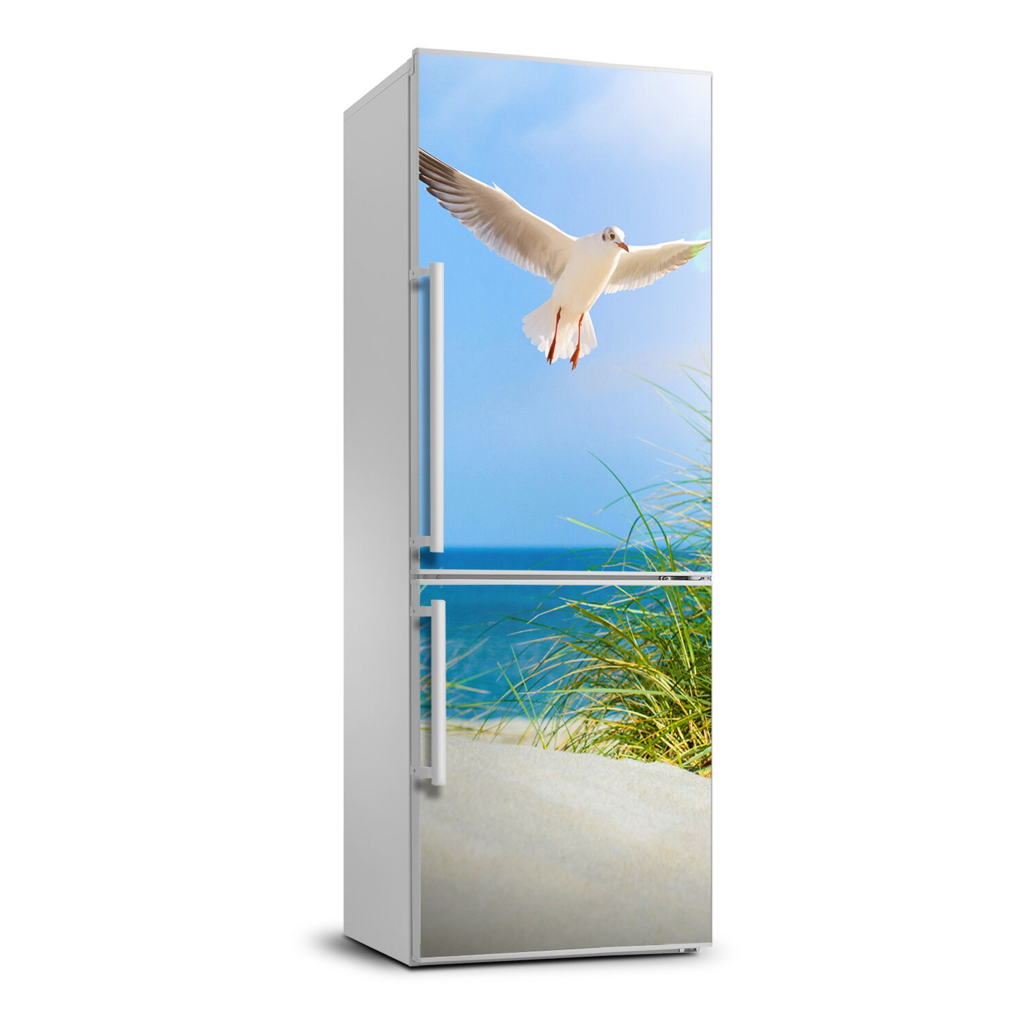 Stickere decorative, Tulup, autocolant pentru frigider, pescarus peste ...