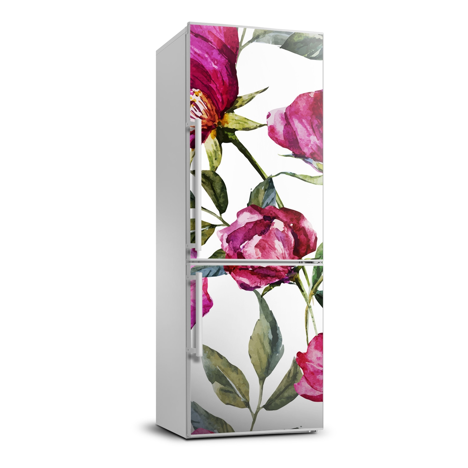 Stickere decorative, Tulup, autocolant pentru frigider, maki, Roz, 60 ...