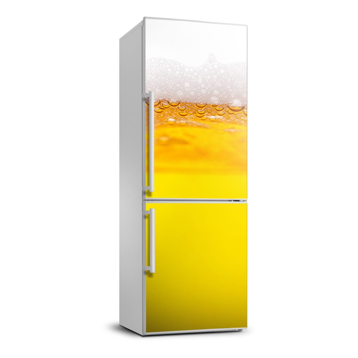 Stickere decorative, Tulup, autocolant pentru frigider, bere, Galben ...
