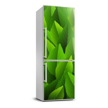 Stickere decorative, Tulup, autocolant pentru frigider, frunze verzi ...