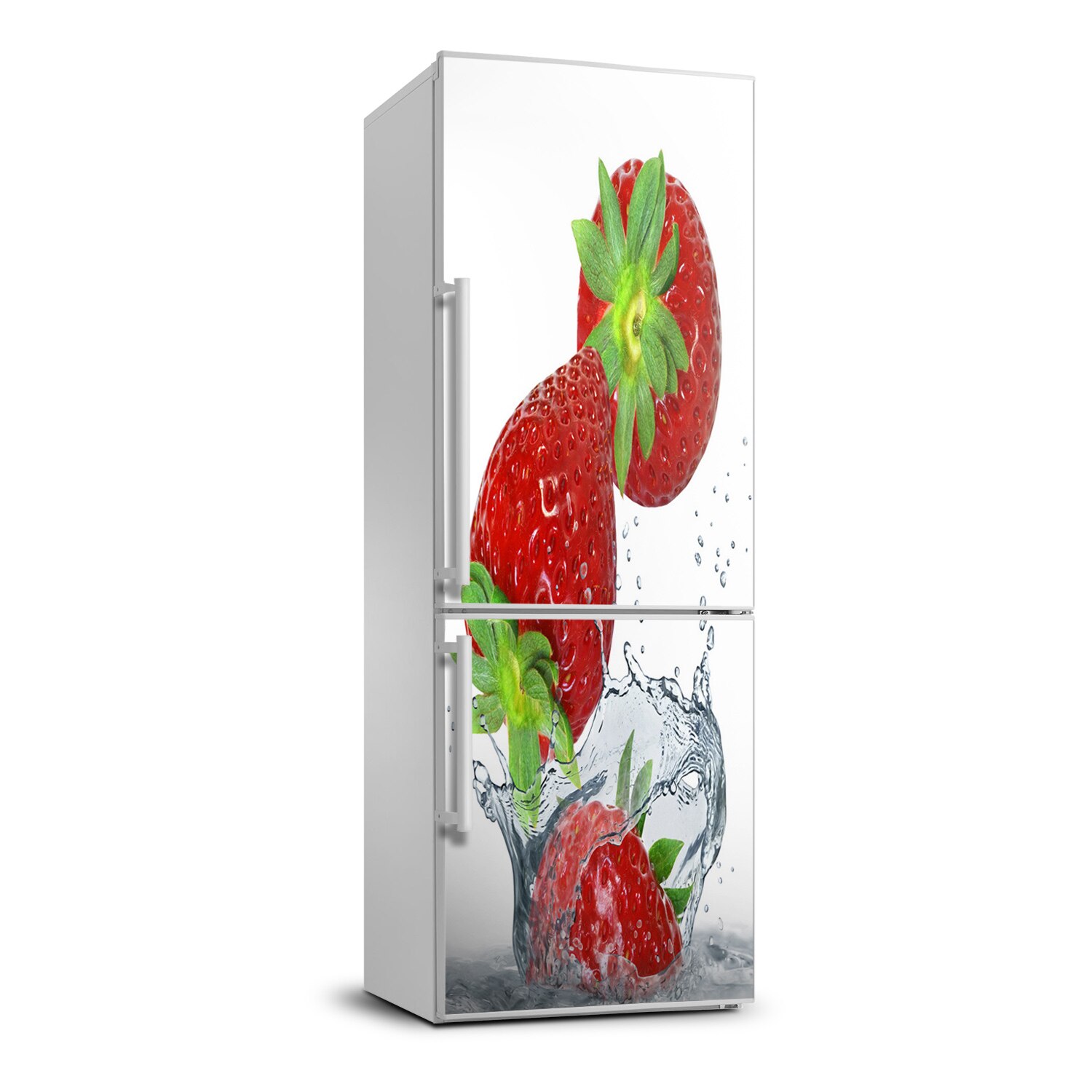 Stickere decorative, Tulup, autocolant pentru frigider, capsune, Roz ...