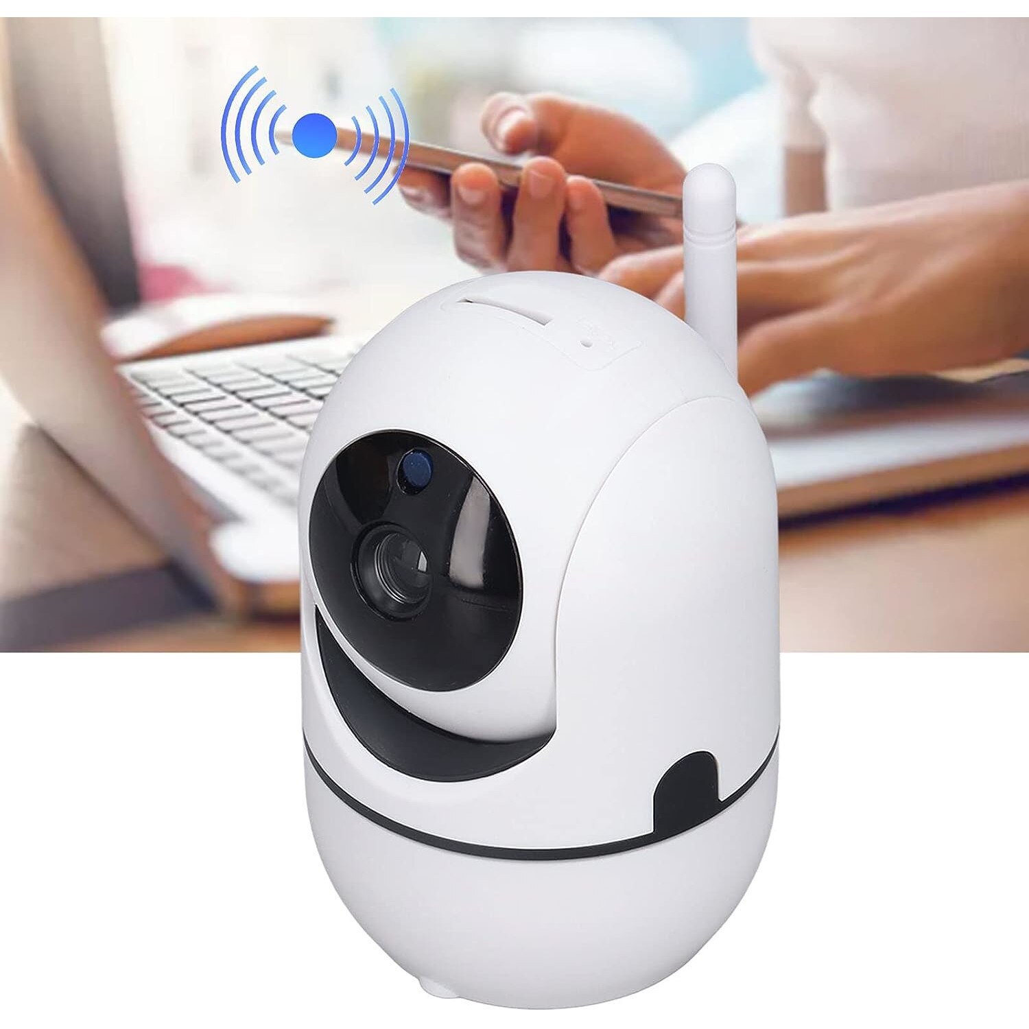 Camera de supraveghere IP Wi-FI cu Monitor Bebe Night Vision si Rotire ...