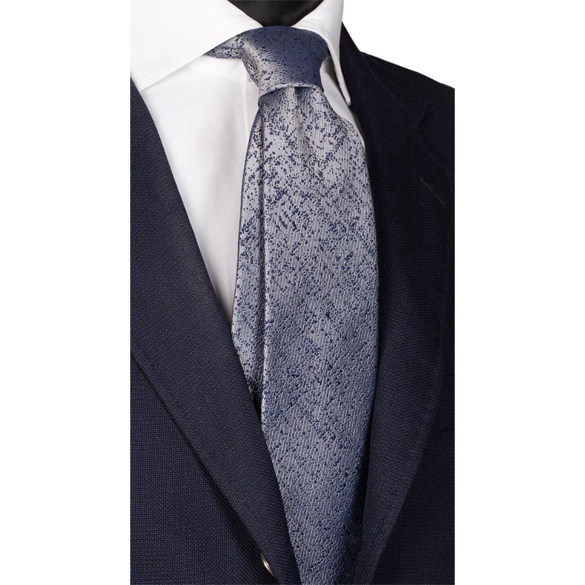 Cravata matase, AN5914, bleu, 150cm - eMAG.ro
