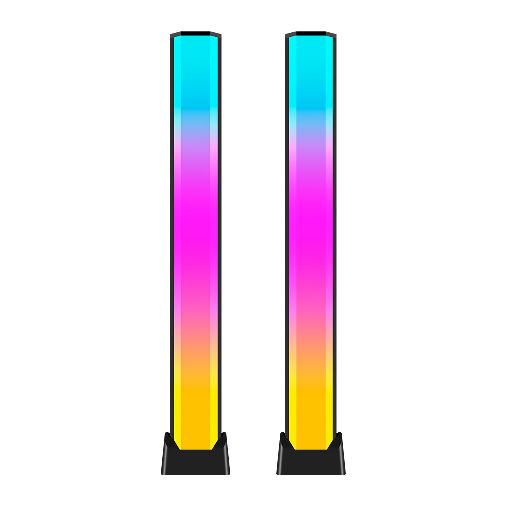 Set 2 lampi led RGB smart pentru calculator, televizor, lumina ...