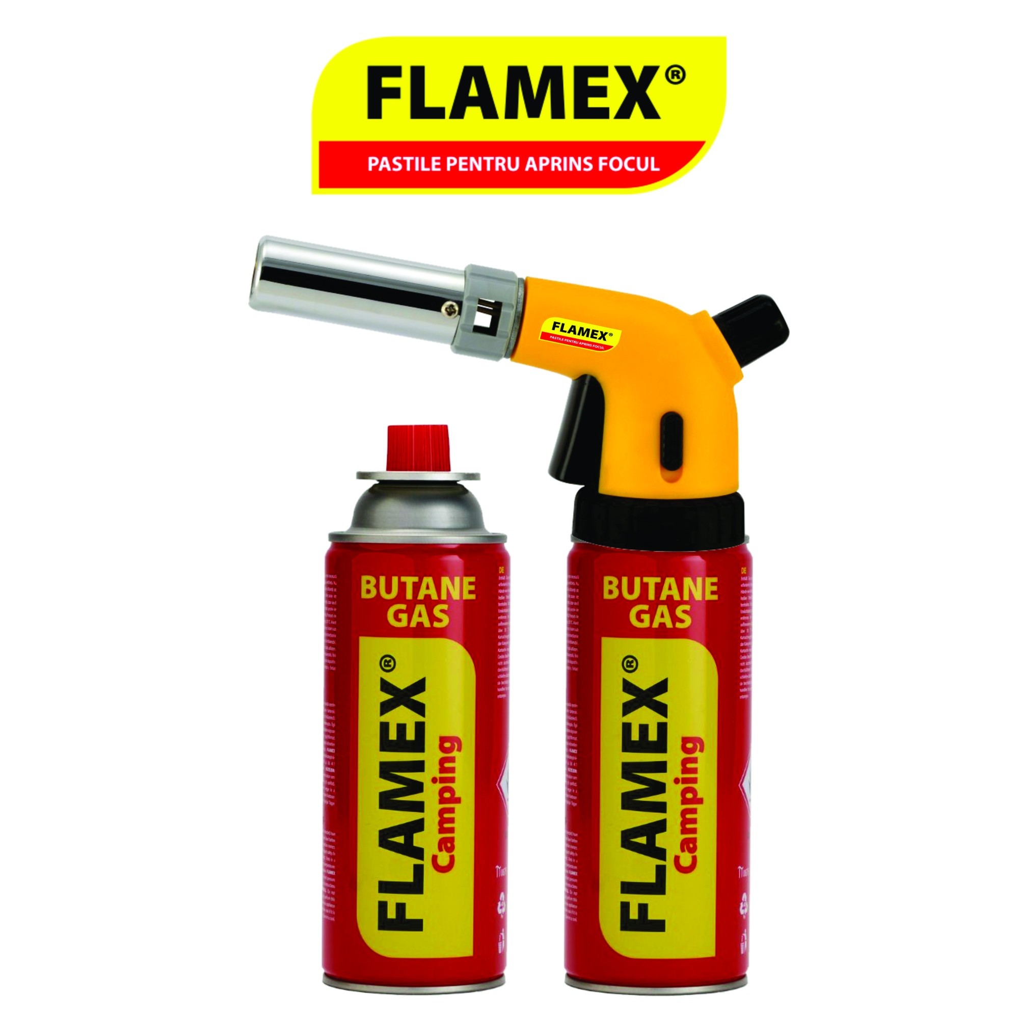 Професионална горелка с два цилиндъра 227g FLAMEX, Система Antiflare, С ...