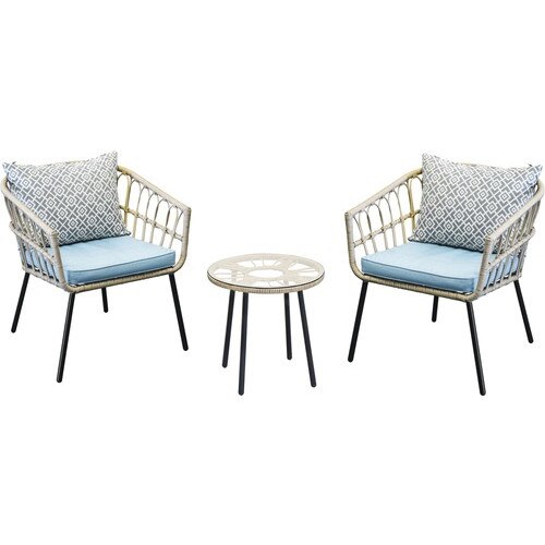 Set Mobilier Balcon Garden Place Jenny Aluminiu 3 Piese 2 Locuri - eMAG.ro