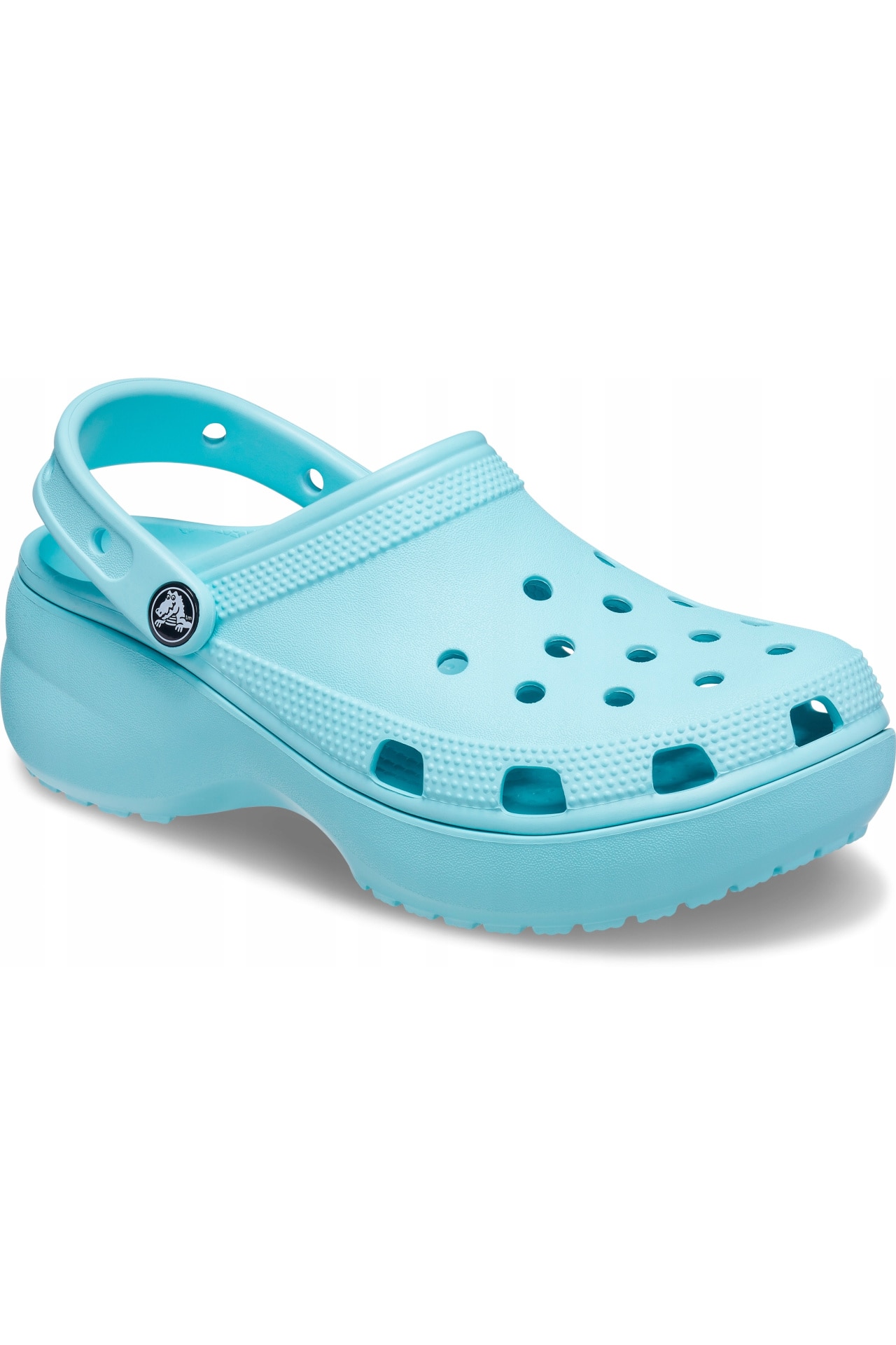 Saboti Femei, Crocs, Classic Platform Clog, Albastru, 38-39 EU - eMAG.ro