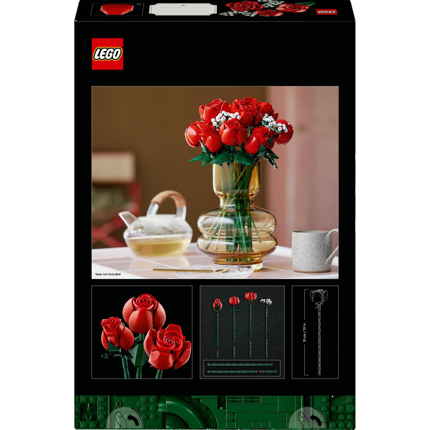 LEGO® Icons Creator Expert - Buchet de trandafiri 10328, 822 piese ...