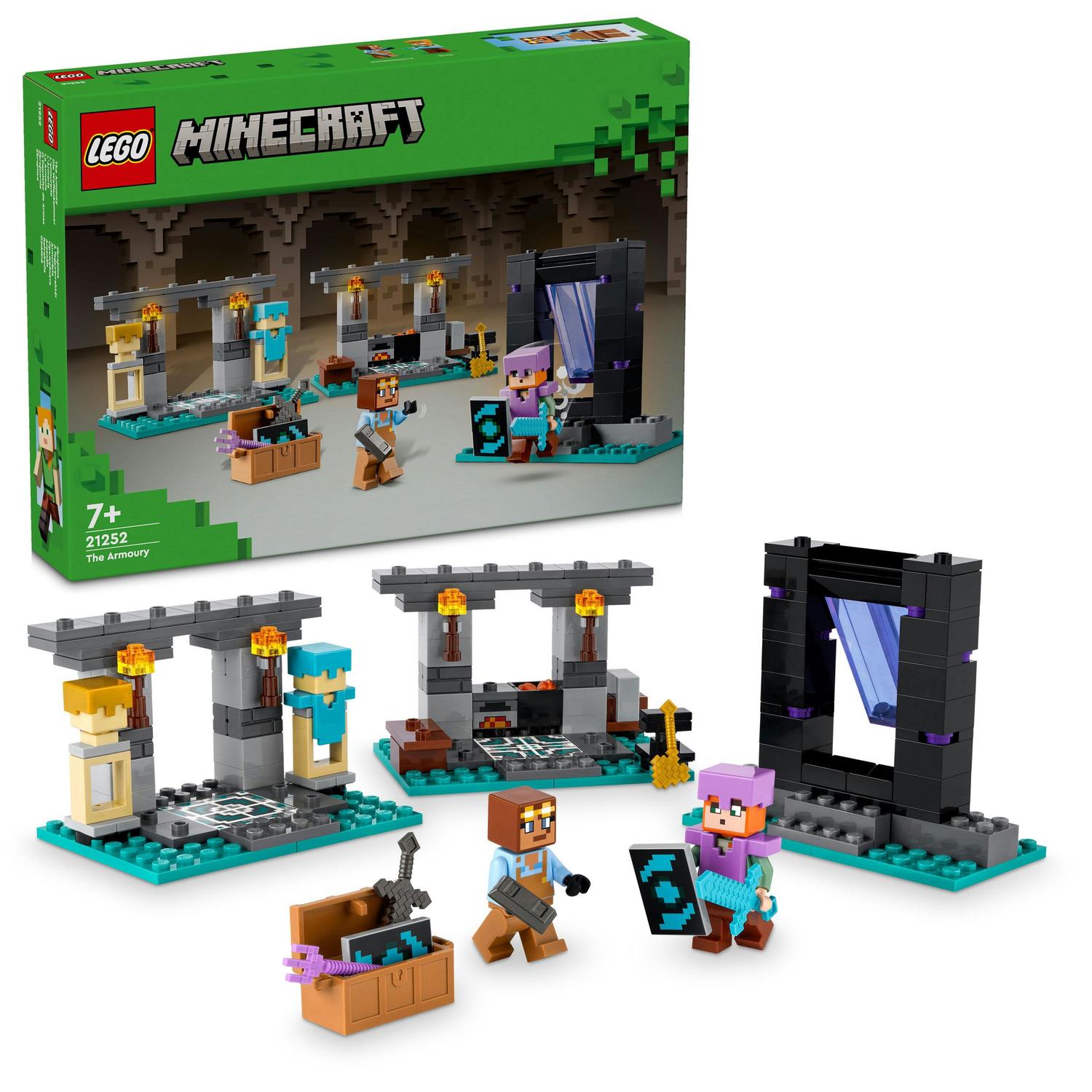 LEGO® Minecraft® - Armuraria 21252, 203 piese - eMAG.ro