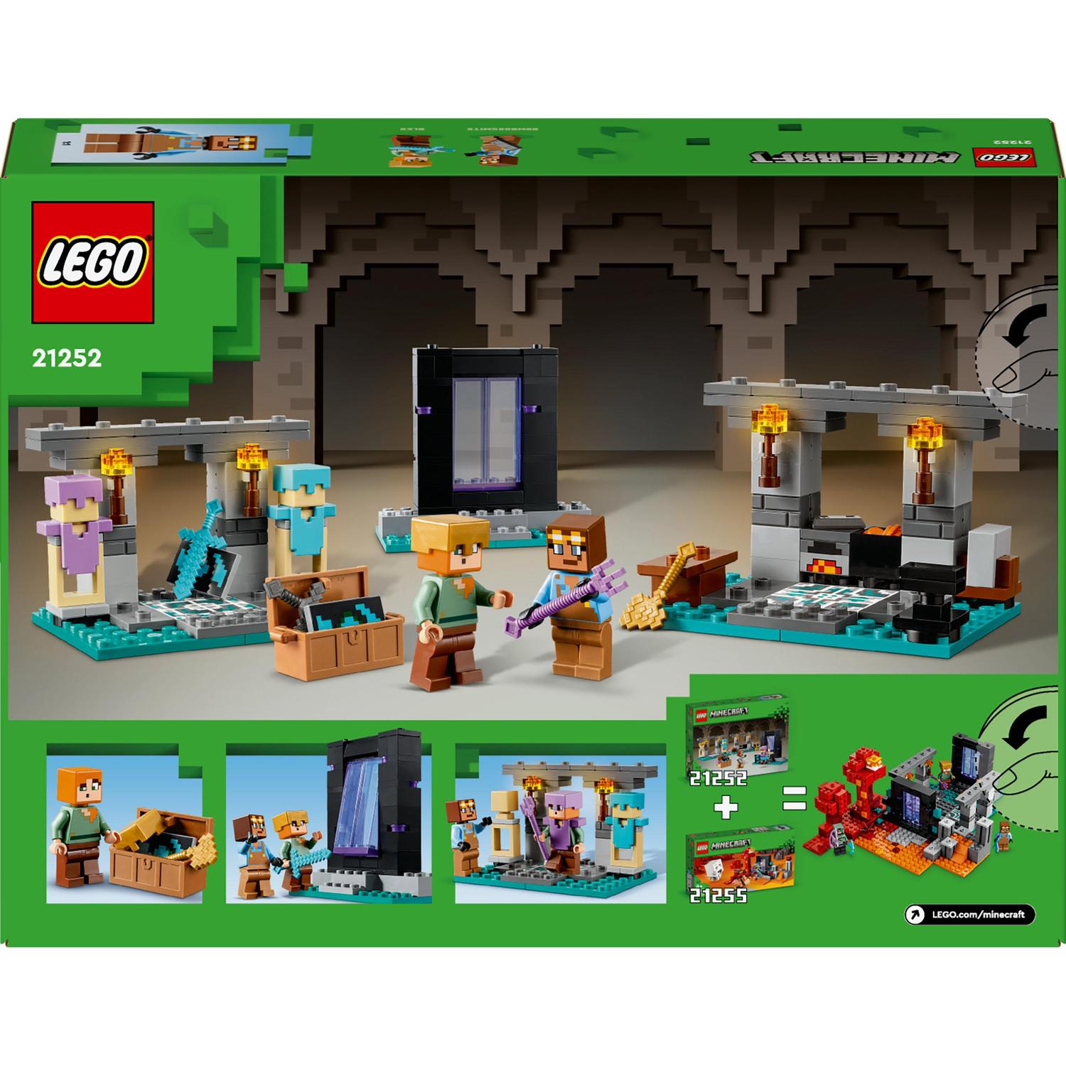 LEGO® Minecraft® - Armuraria 21252, 203 piese - eMAG.ro