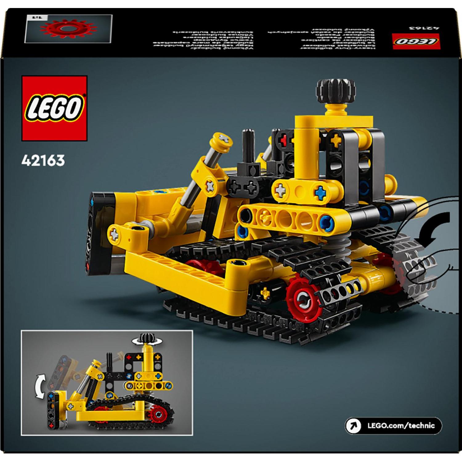 LEGO® Technic - Buldozer de mare capacitate 42163, 195 piese - eMAG.ro