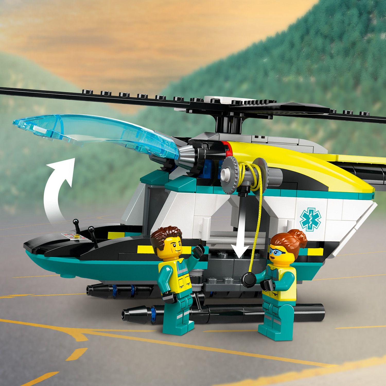 LEGO® City - Elicopter de salvare de urgenta 60405, 226 piese - eMAG.ro