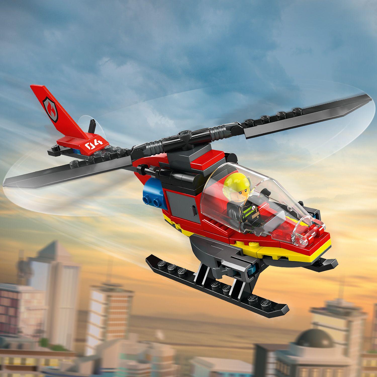 LEGO® City - Elicopter de pompieri 60411, 85 piese - eMAG.ro