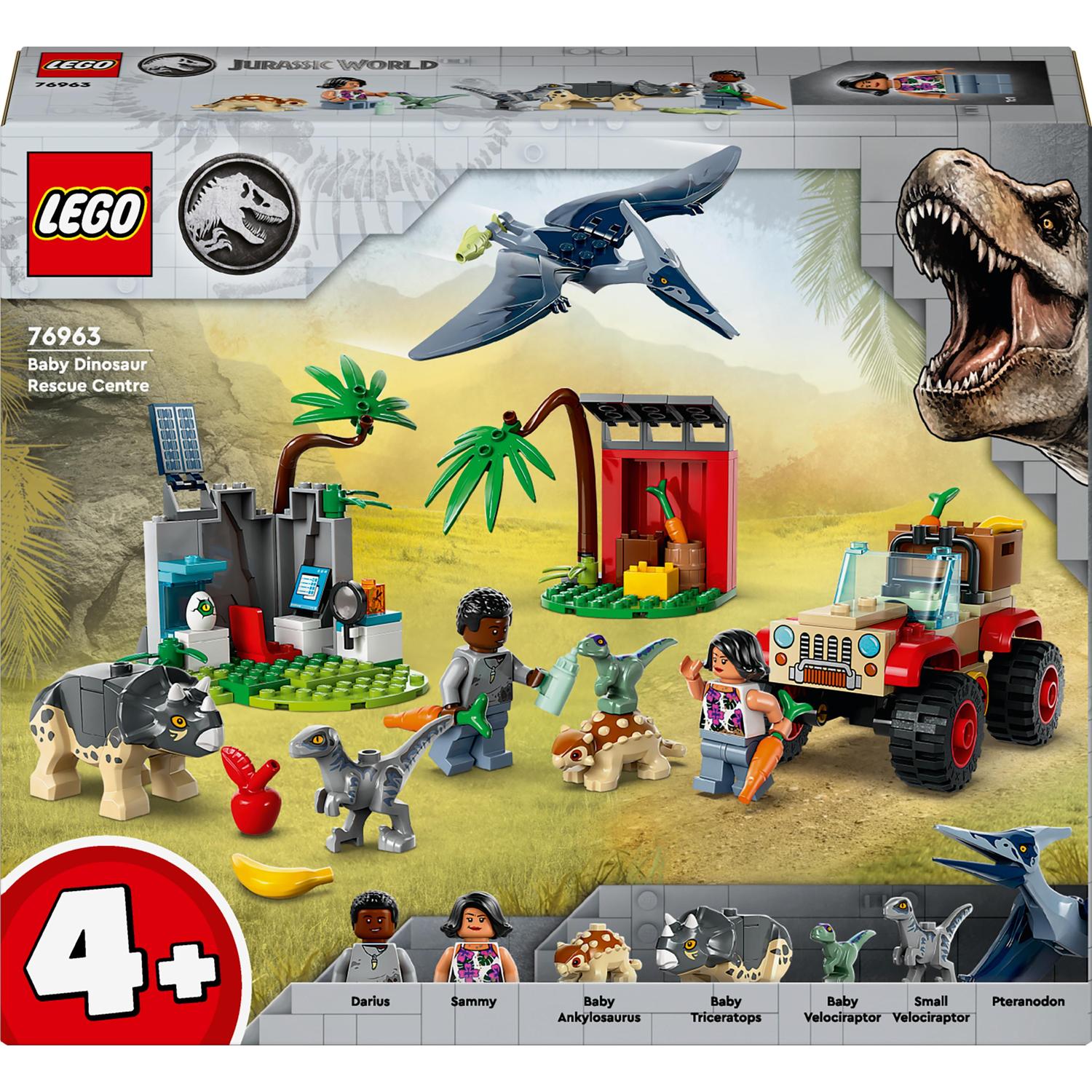 LEGO® Jurassic World - Centru de salvare pentru pui de dinozaur 76963 ...