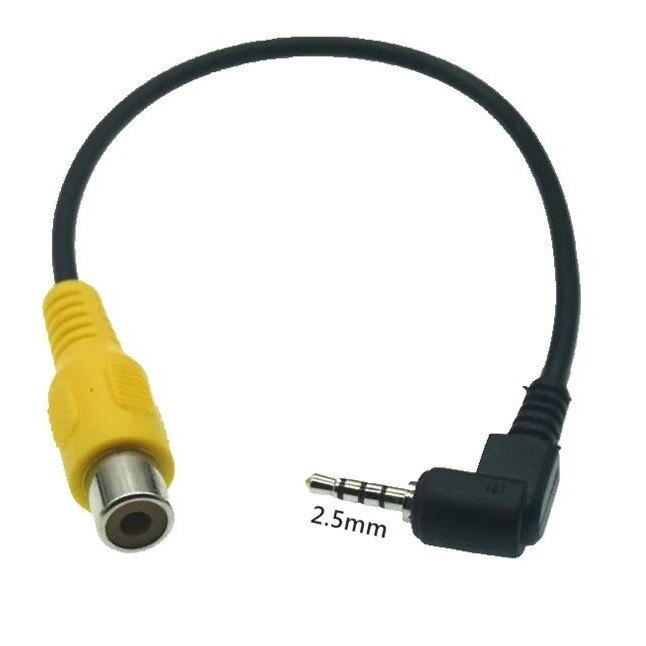Cablu adaptor interfata camera video Jack 2.5mm - RCA - E005 - eMAG.ro