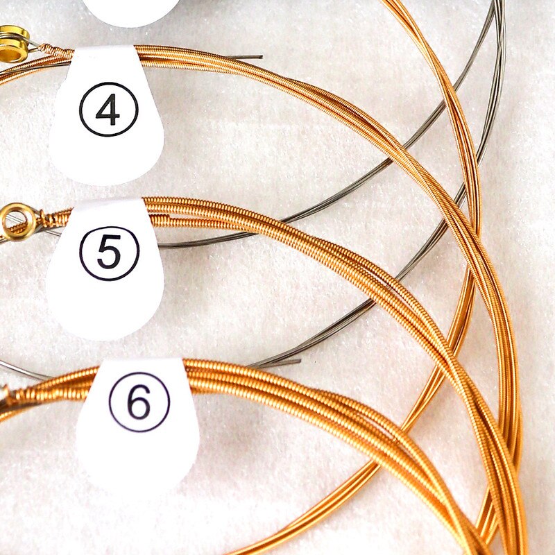 Set Corzi, Chitara Electrica, Aisdelu®, Super Light, GPA-010, Super Light, Bronze - eMAG.ro