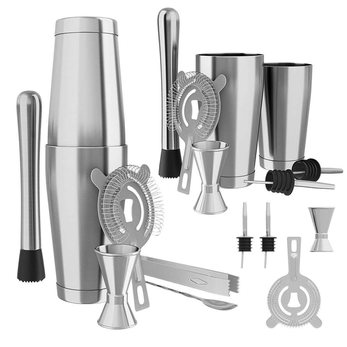 Set De Barman Pentru Bauturi, Mark Adler Shake 3.0, Shaker tip tin-tin ...