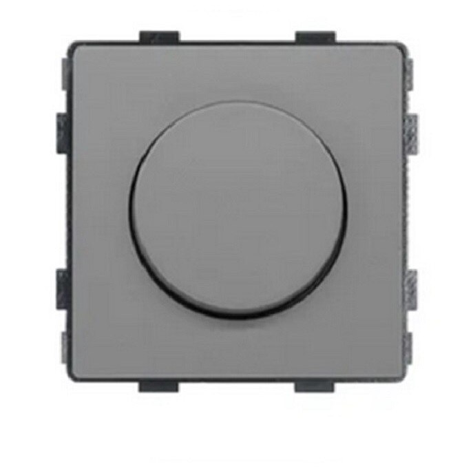 Dimmer rotativ, LUX-ON, mecanic, modul fara cadru, gri - eMAG.ro