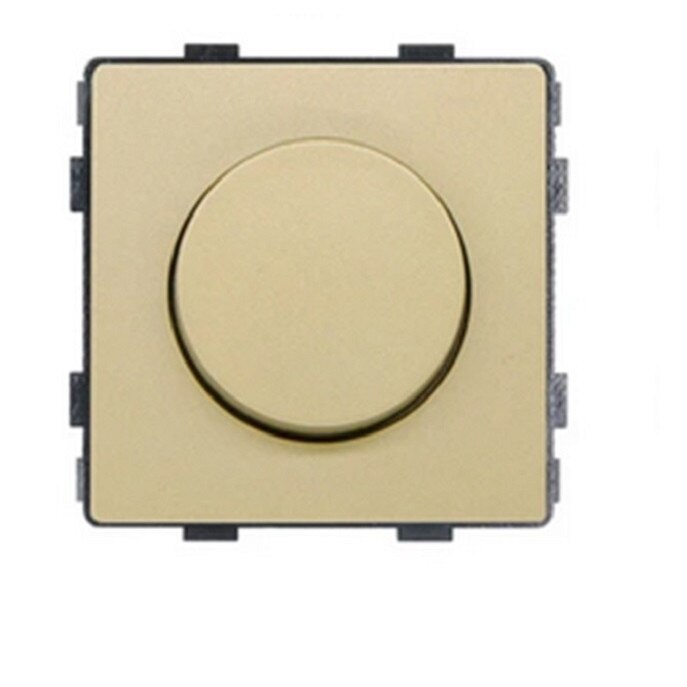 Dimmer rotativ, LUX-ON, Mecanic, Modul fara cadru, Auriu - eMAG.ro