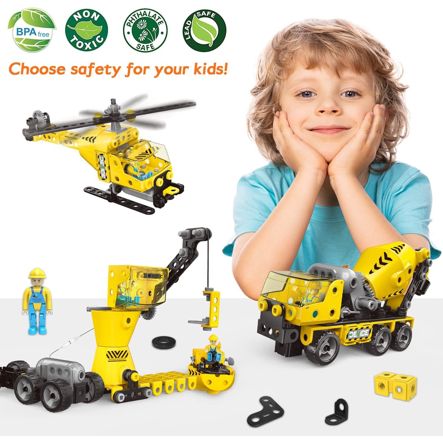 Стем Конструктор Creator, 6 в 1, Transformers, 193 части - eMAG.bg