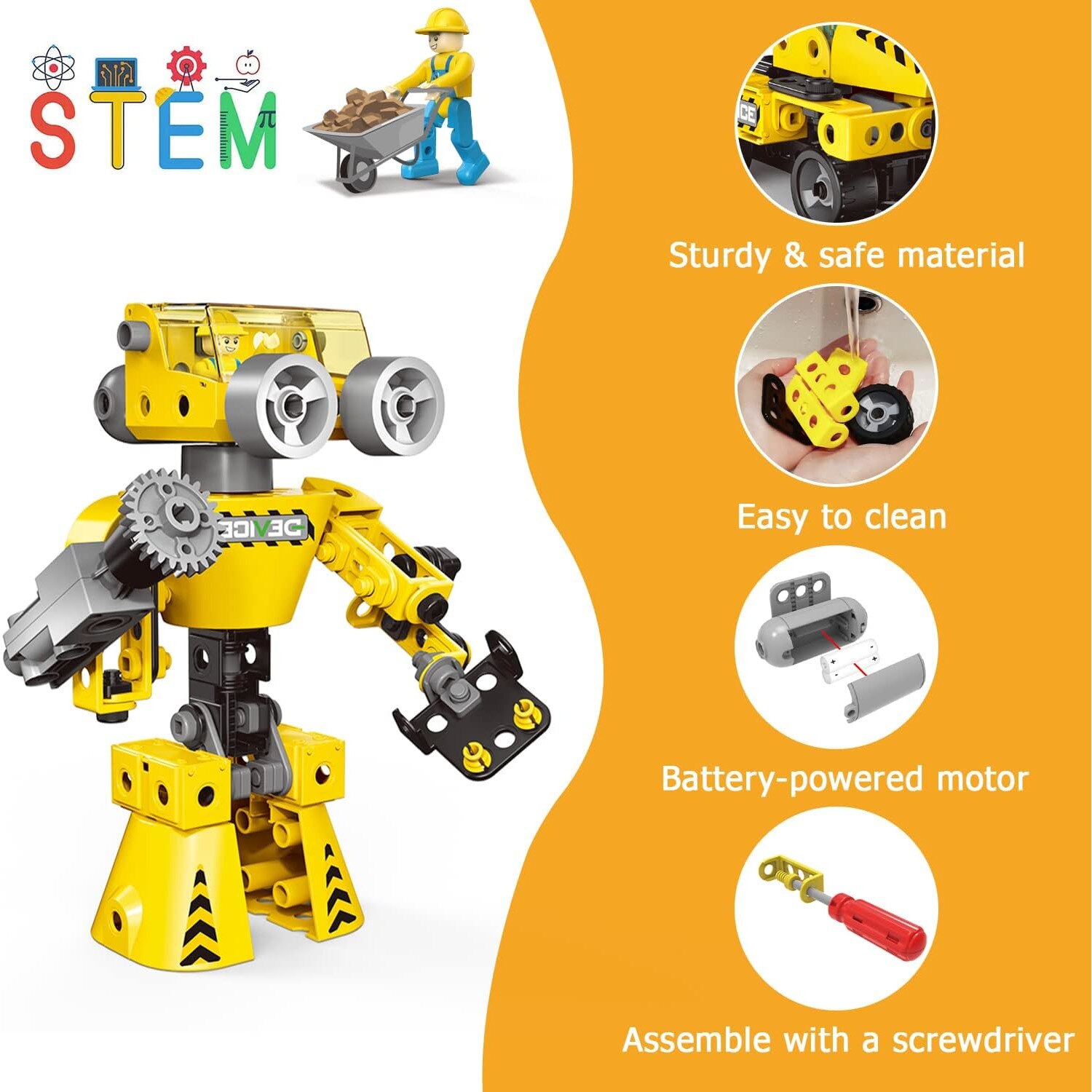 Стем Конструктор Creator, 6 в 1, Transformers, 193 части - eMAG.bg