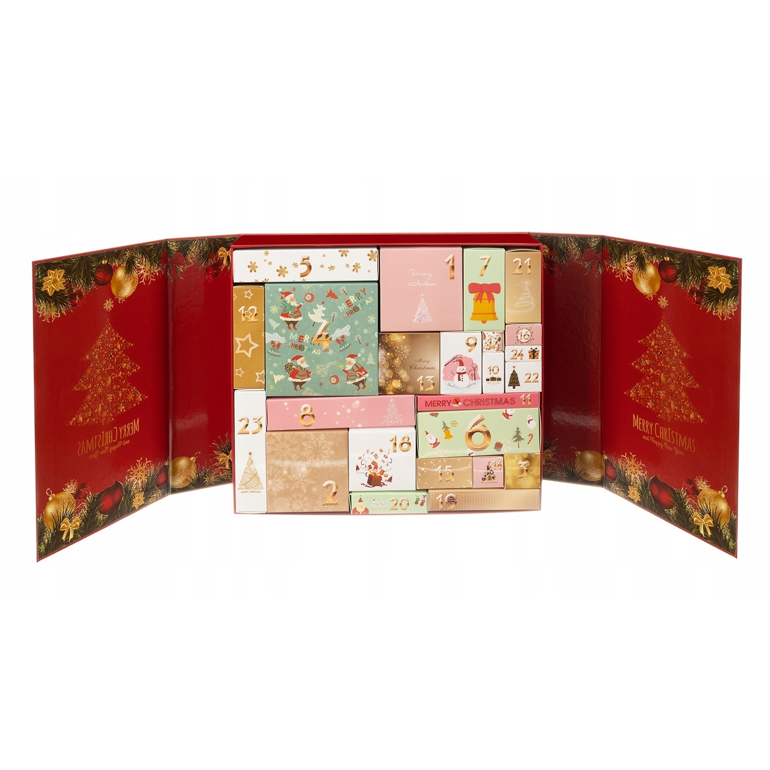 Calendar advent pentru femei, 24 de surprize inedite, cutie eleganta ...